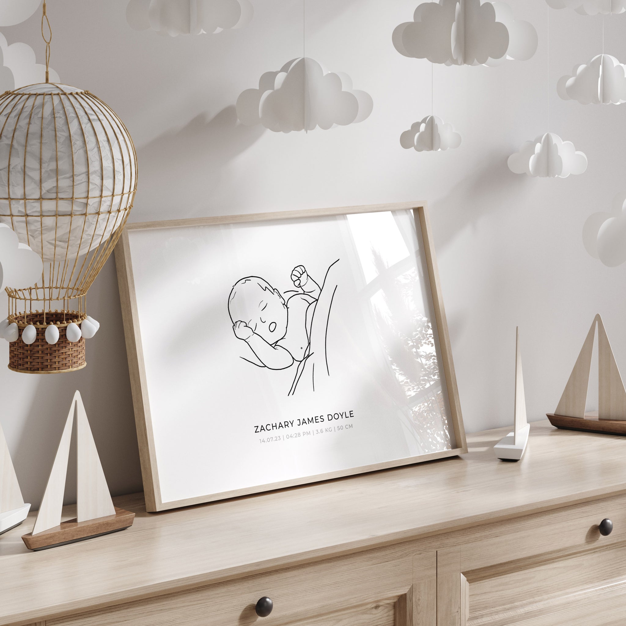 Custom Baby Birth Posters