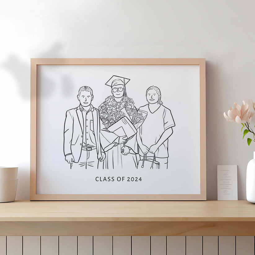 Custom Graduation Portraits – Goose & Pebble